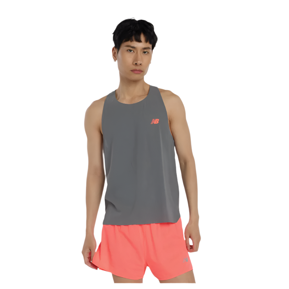 New Balance Men's Race Day Ultralight Singlet in Urgent Red AW25 – Up ...
