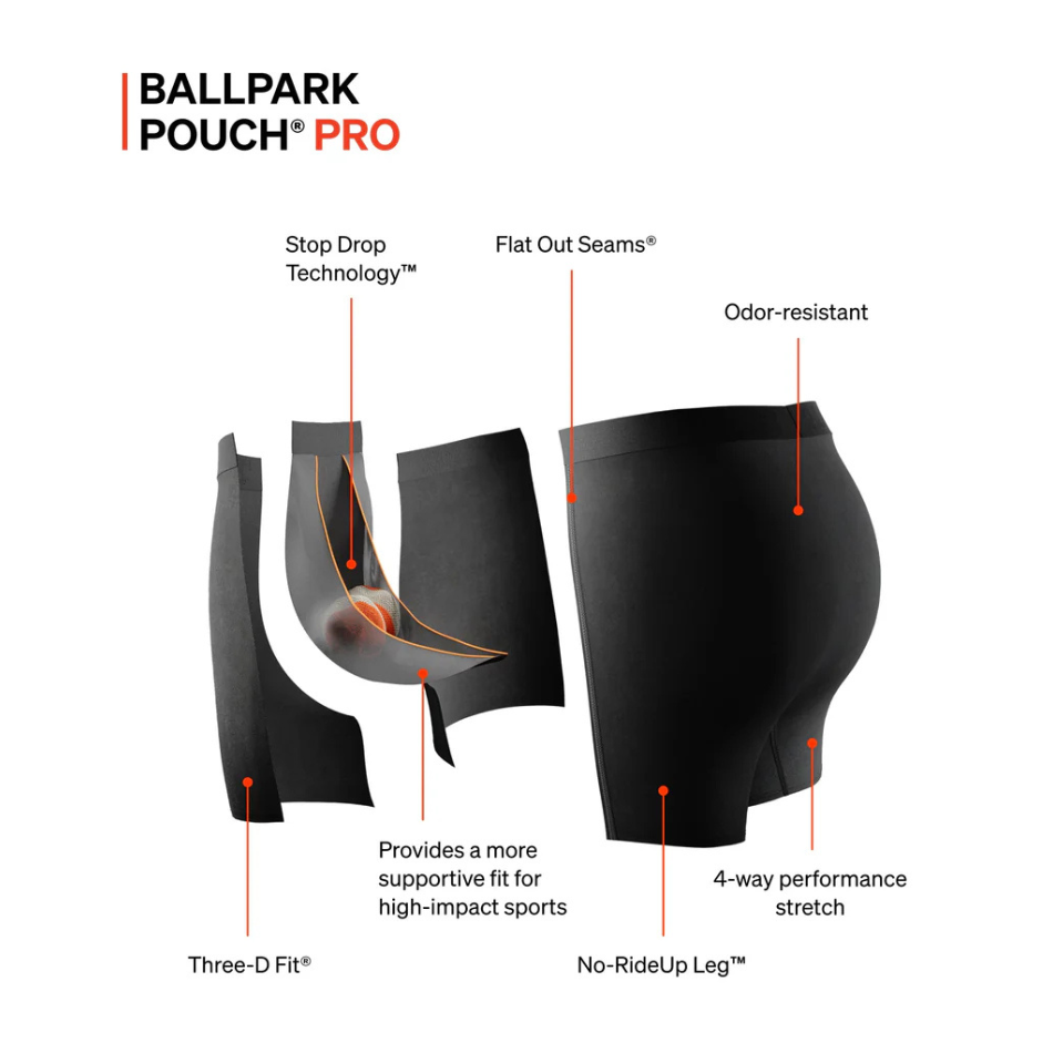 SAXX Men's Multi-Sport Mesh Brief in Black SS26 – Up & Running