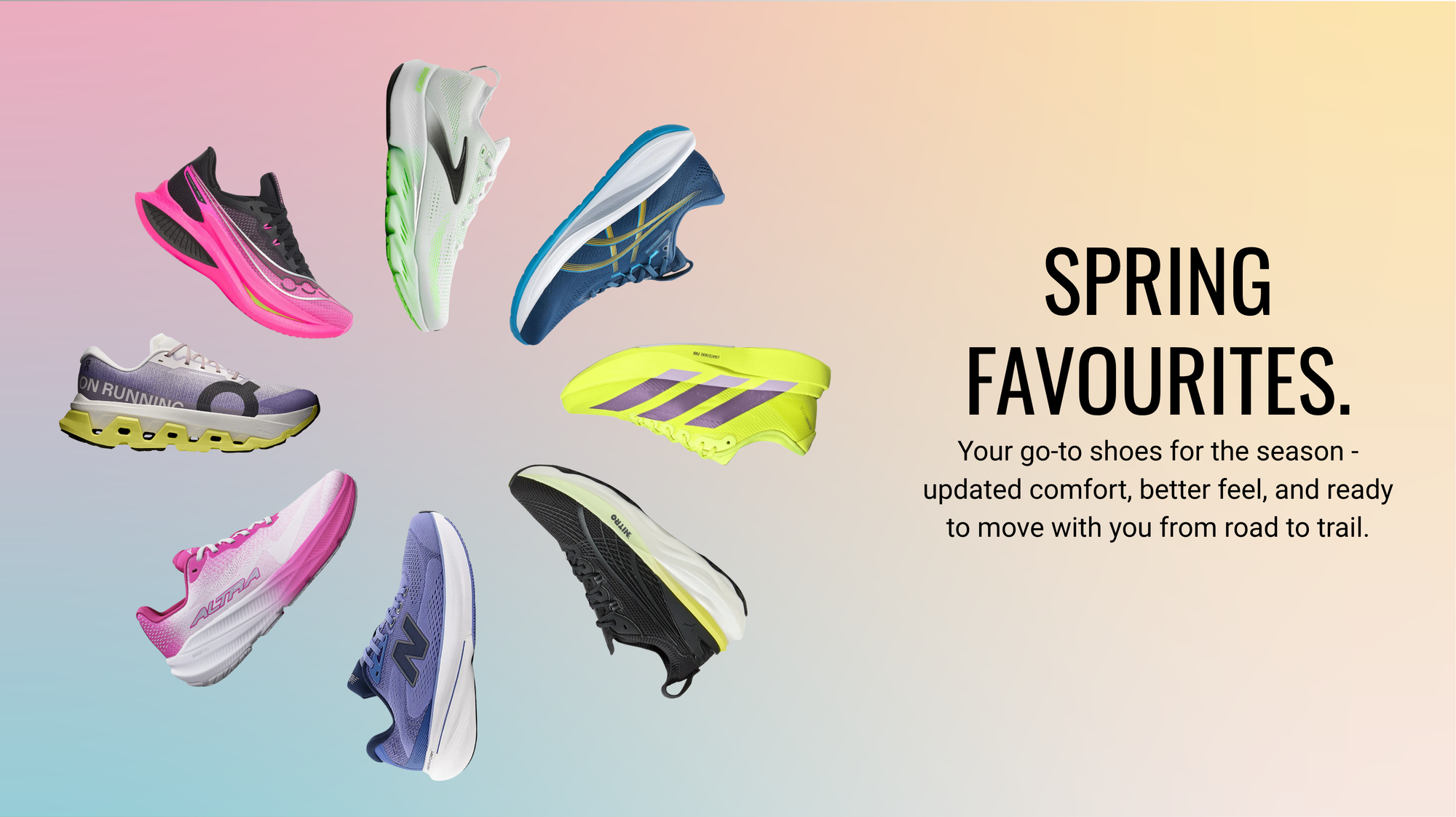 Up & Running - Running shoes, trainers, clothing, kit & accessories