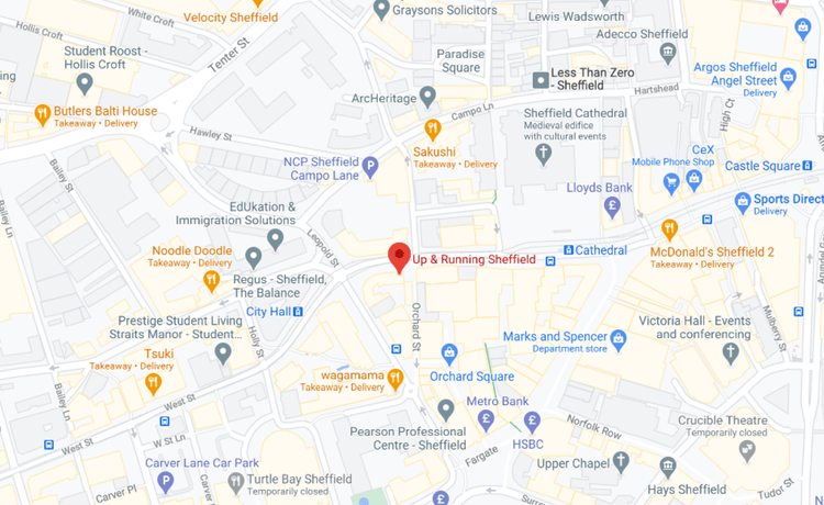 Up & Running Sheffield Store - Your Local Running Shop