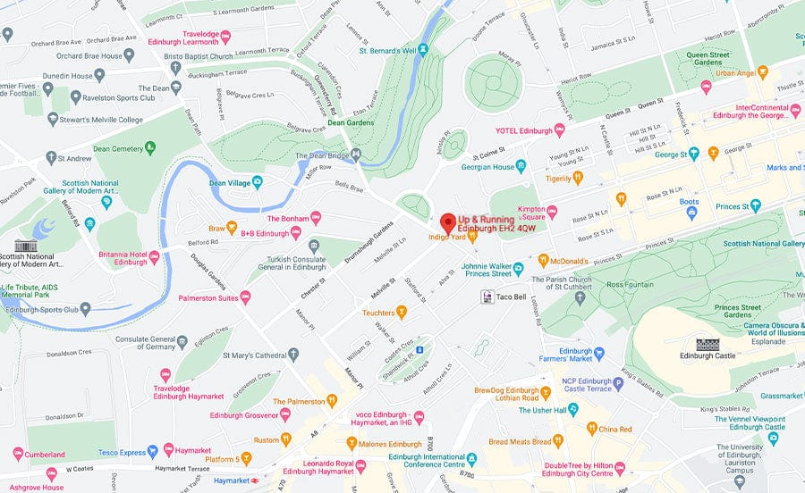 Up & Running Edinburgh Store - Your Local Running Shop